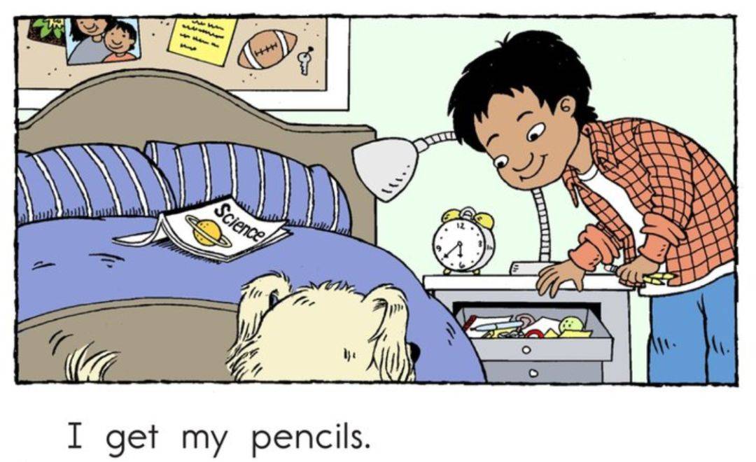 伴读 | Raz A：Carlos Goes to School_get