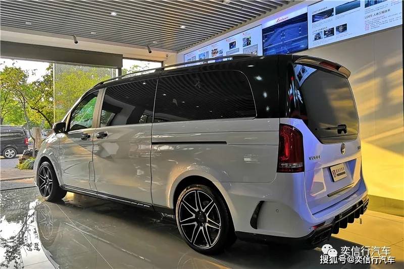 比AMG还运动？奔驰V260L-鲨鱼版，双色车身+四出排气，帅气！！！_搜狐汽车_搜狐网