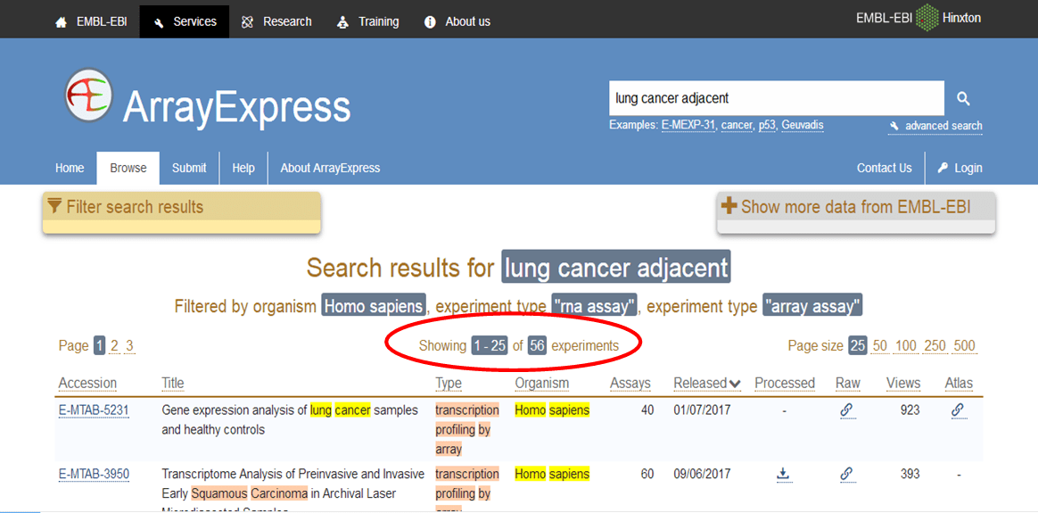 生信分析——强大的ArrayExpress数据库_实验