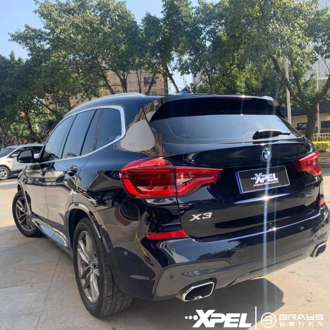 宝马X3xDrive25i M运动 炭黑色| 装贴XPEL-ARES战神系列隐形车衣保护_搜狐汽车_搜狐网