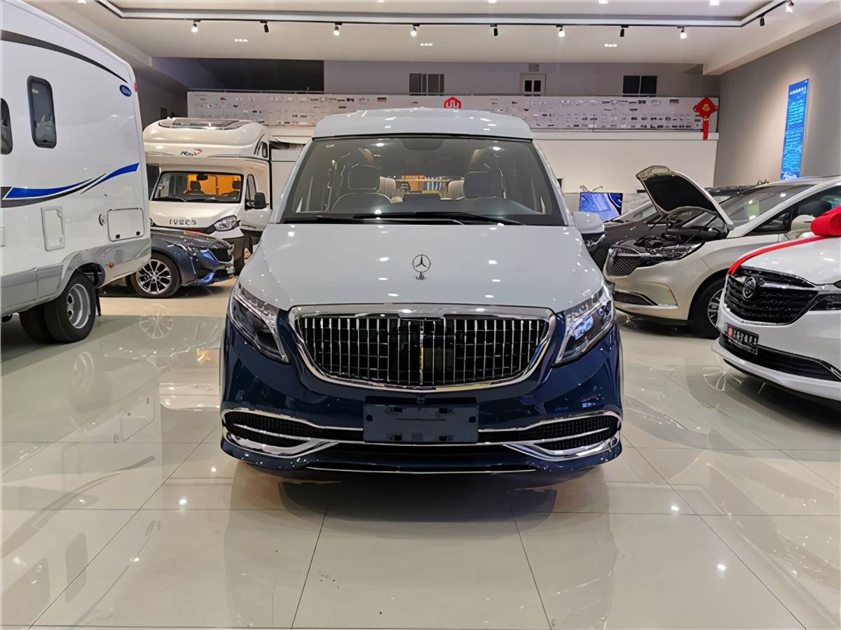 2020款奔驰威霆蓝白双拼VS680高顶版7座商务车，上海展厅现车在售_搜狐汽车_搜狐网