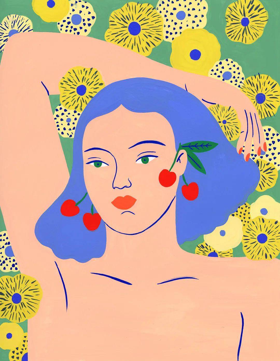 法国艺术家Agathe Singer｜沉浸在水粉画的悠长梦境中_创作