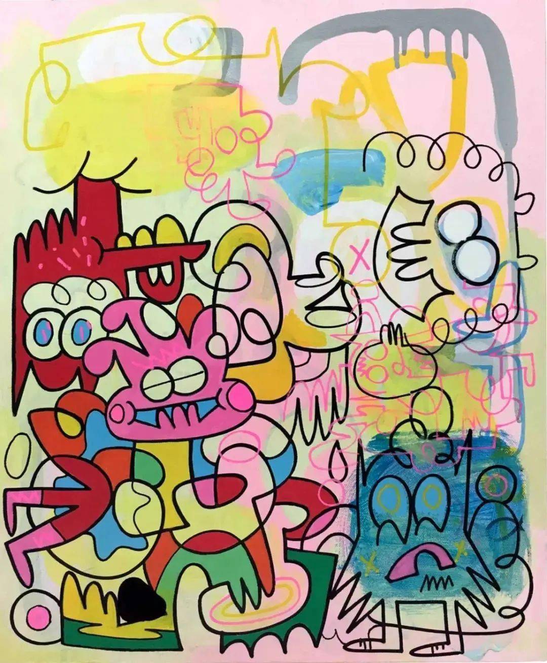 知名涂鸦画家Jon Burgerman | 充满英式戏虐的艺术顽童_Natuzzi