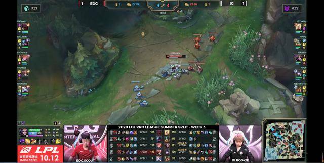 LOL:LPL夏季赛IG2：1EDG，Rookie妖姬表演血条消失术_后期