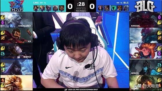 LOL-LPL：Meteor巨魔前期节奏起飞，BLG2-0轻取LNG终止连败_狗熊