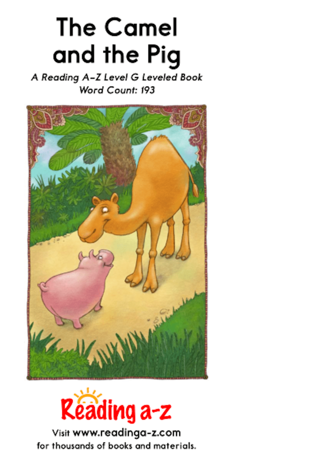 米粒英语绘本课堂——The Camel and the Pig-搜狐大视野-搜狐新闻