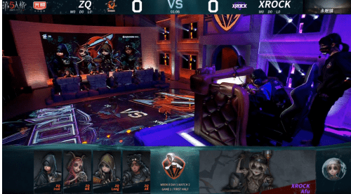 第五人格IVL职业联赛秋季赛常规赛XROCK vsZQ第一局_密码机