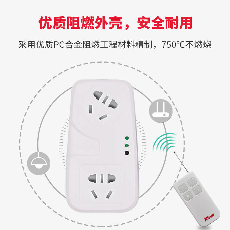 同为科技TOWE智能无线遥控电源插座AP-WS102-搜狐大视野-搜狐新闻