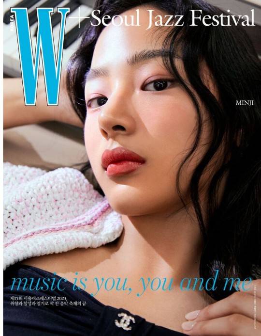 NewJeans成员MINJI《W Korea》写真 表现力好棒！-搜狐大视野-搜狐新闻