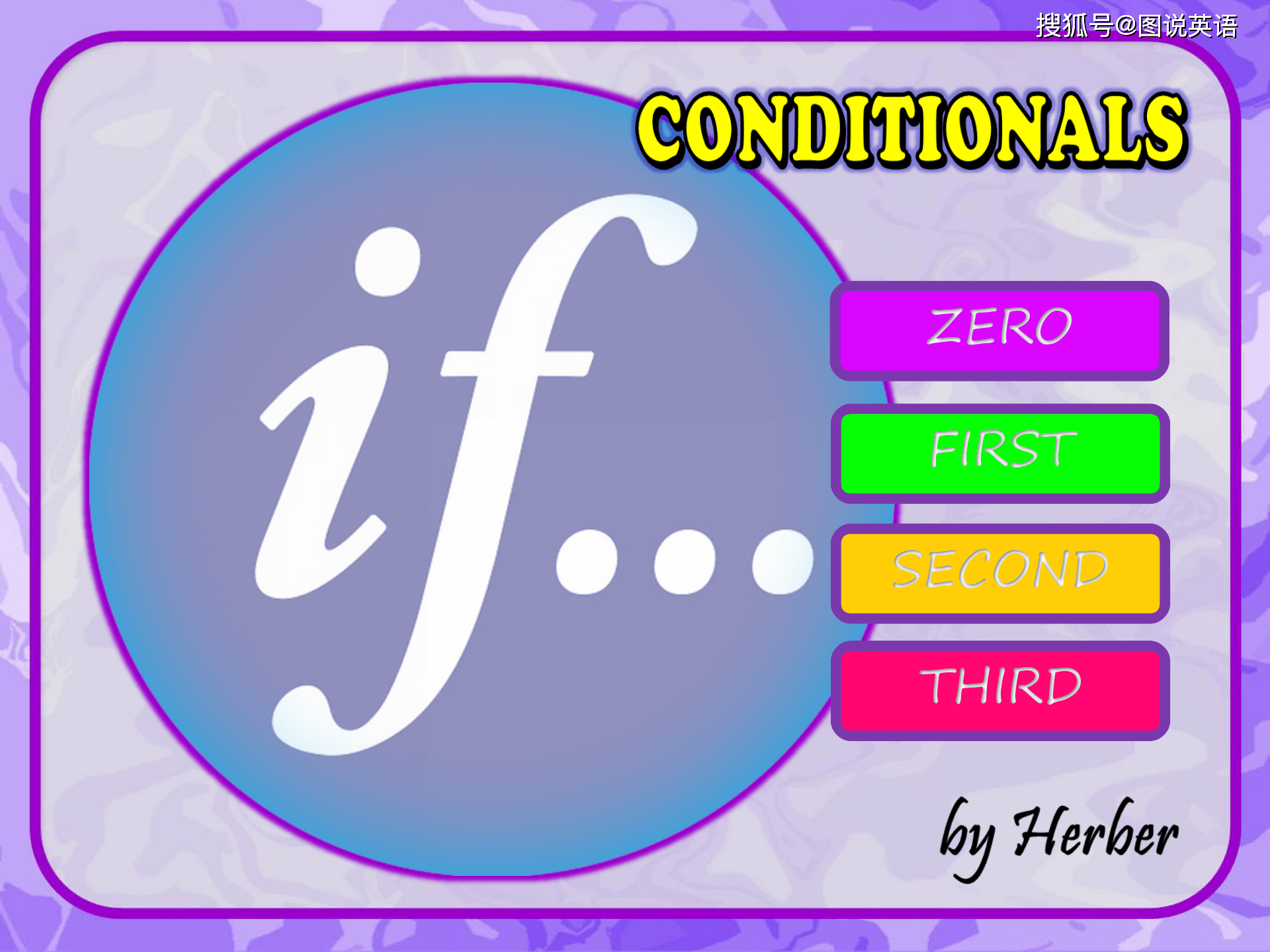 图说英语语法：If条件句-搜狐大视野-搜狐新闻