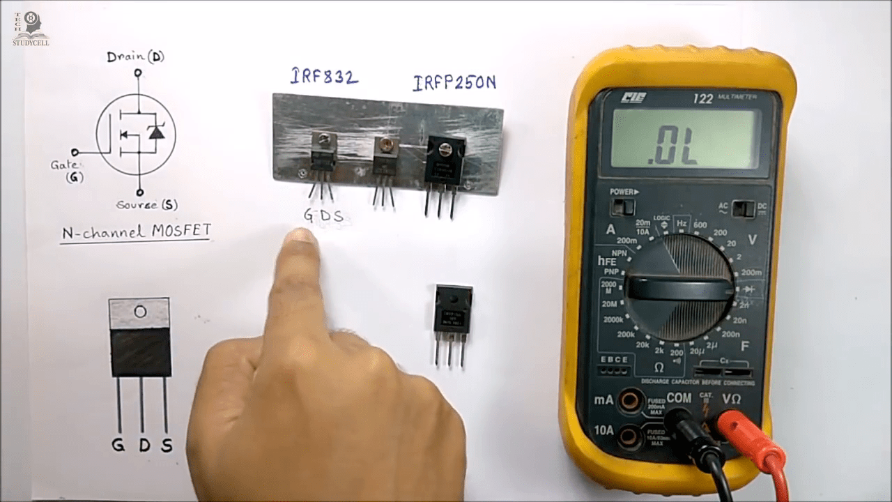 用万用表简易测试MOSFET晶体管-EDA365电子论坛