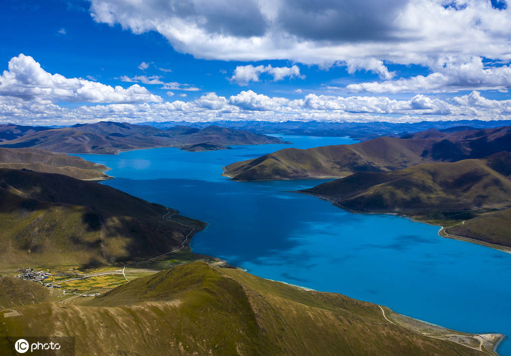 西藏山南：“圣湖”羊卓雍措美景如画-搜狐大视野-搜狐新闻