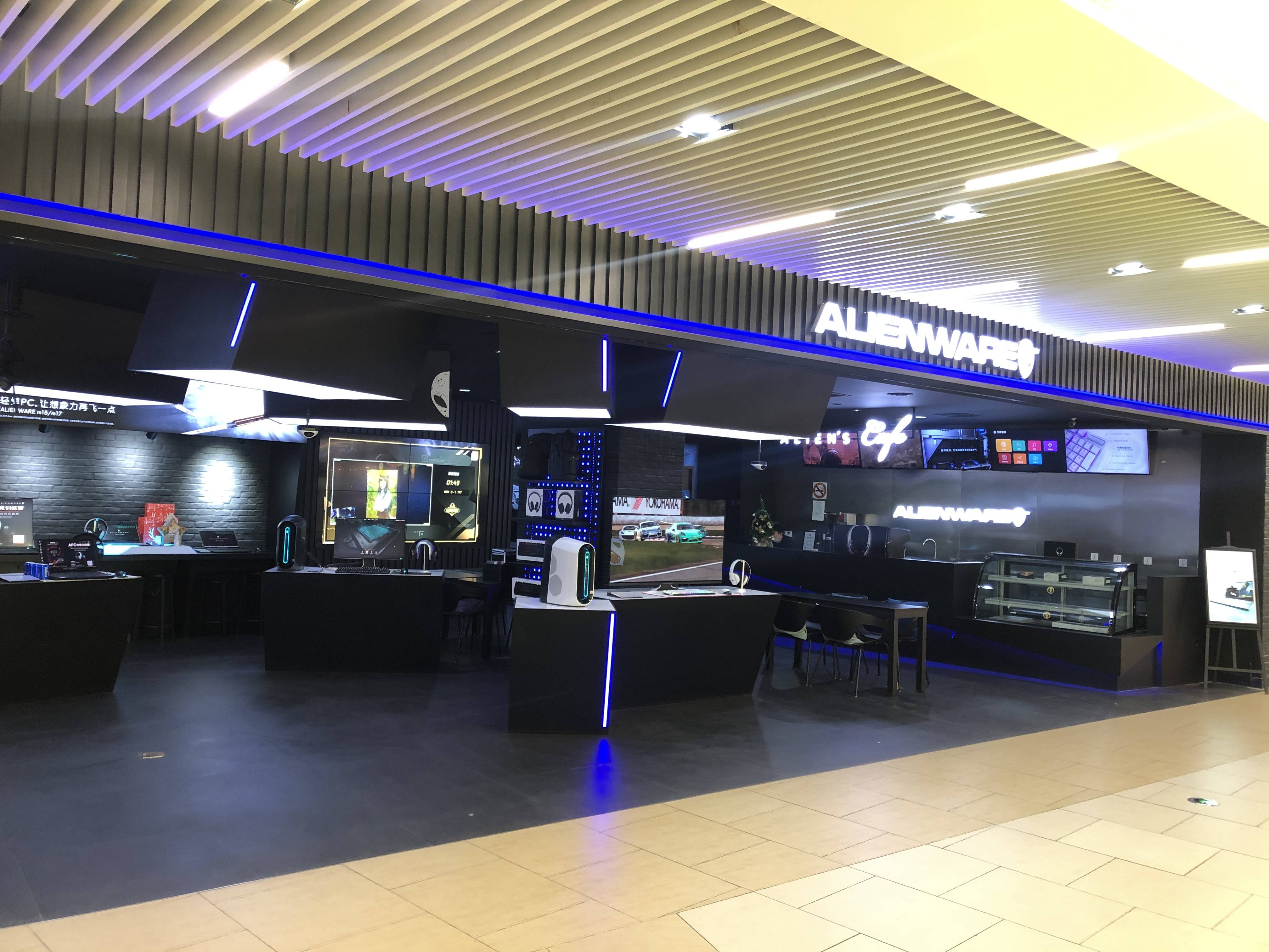 上海外星人电脑旗舰店Alienware实体店赛博朋克2077-搜狐大视野-搜狐新闻