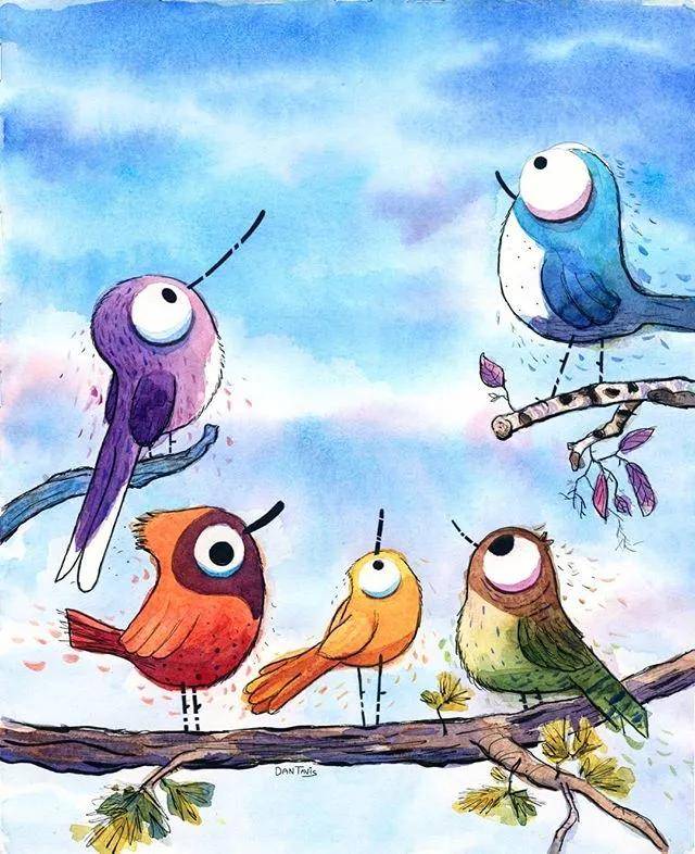 【插画】Dan Tavis笔下无忧无虑的童年_Winter