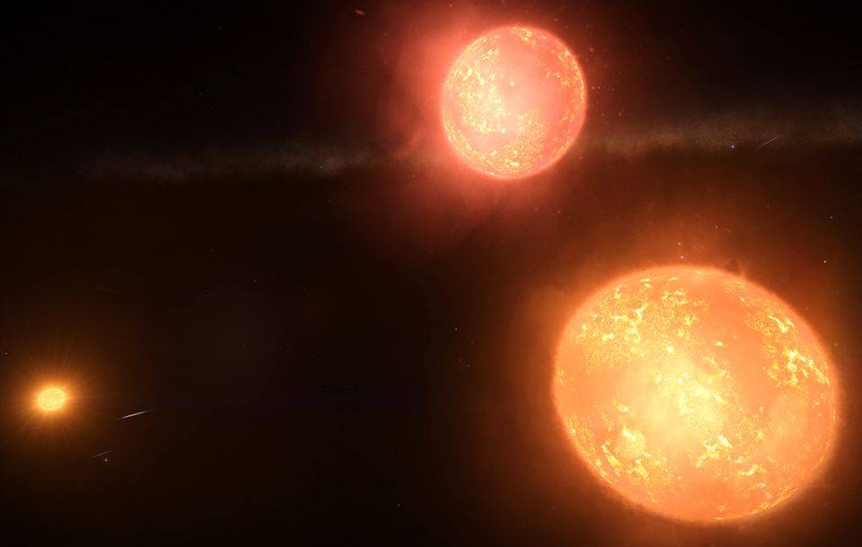 比三体恒星还多，科学家发现一个六星系统，6颗恒星如何一起运行_行星