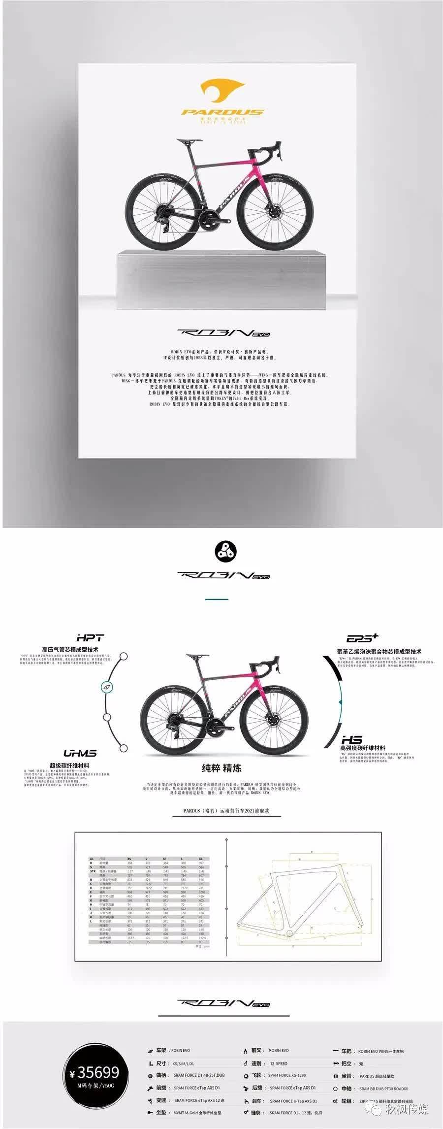 荣获IF设计奖·创新设计奖！PARDUS(瑞豹)ROBIN EVO公路车_搜狐汽车_搜狐网