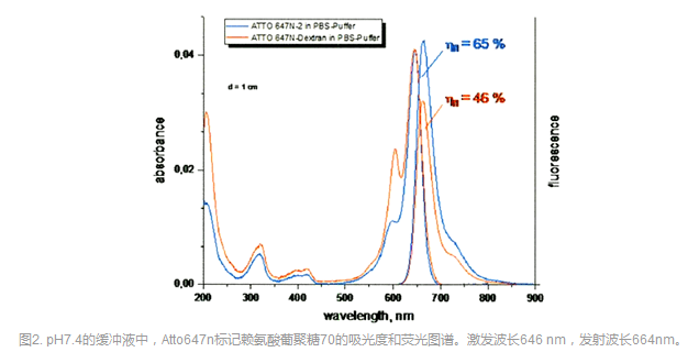 ATTO647N标记葡聚糖,提供染料Atto465, 488,495, 550,647标记蛋白 抗体 糖定制_荧光