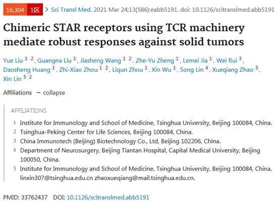 中国科学家新开发的STAR-T细胞疗法能精准狙击实体瘤，比CAR-T疗法更有效！_受体