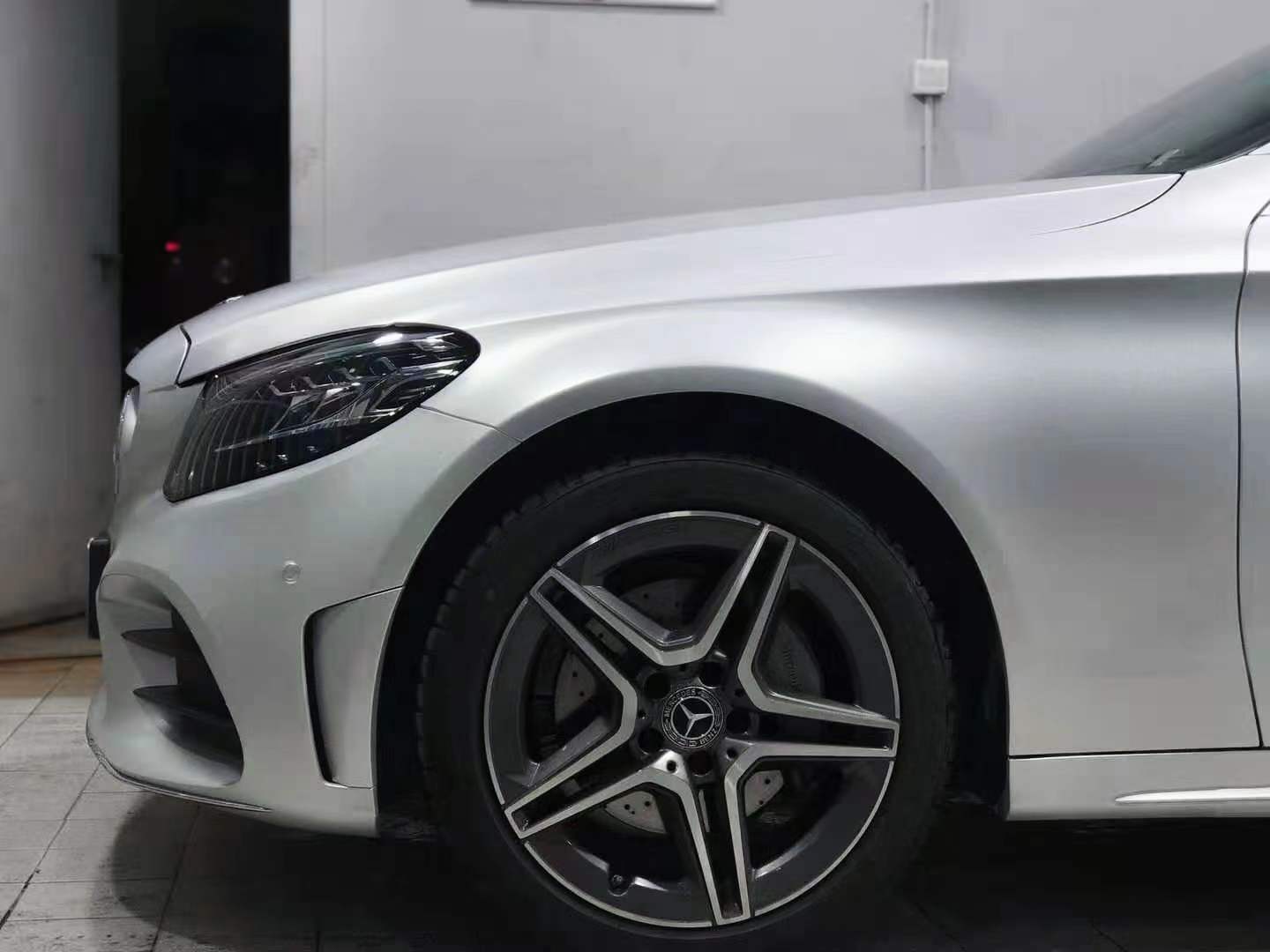 奔驰C260贴膜Ichanger（ICR）改变者电光金属银_搜狐汽车_搜狐网