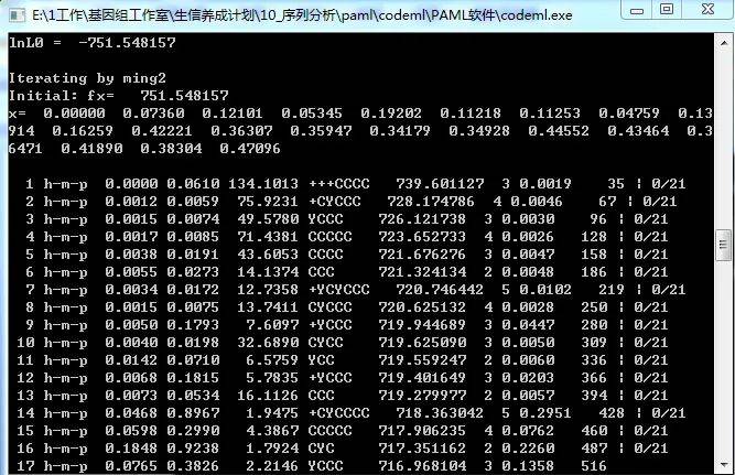 使用PAML计算选择压力_data