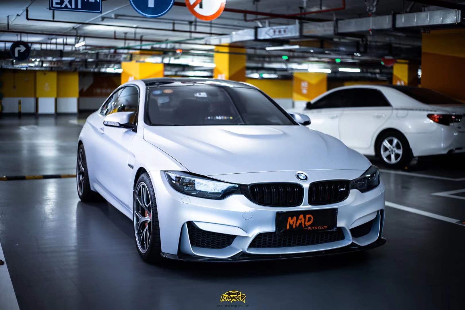 Ichanger（ICR）改变者纯消光银改色膜，宝马M4银色经典_搜狐汽车_搜狐网