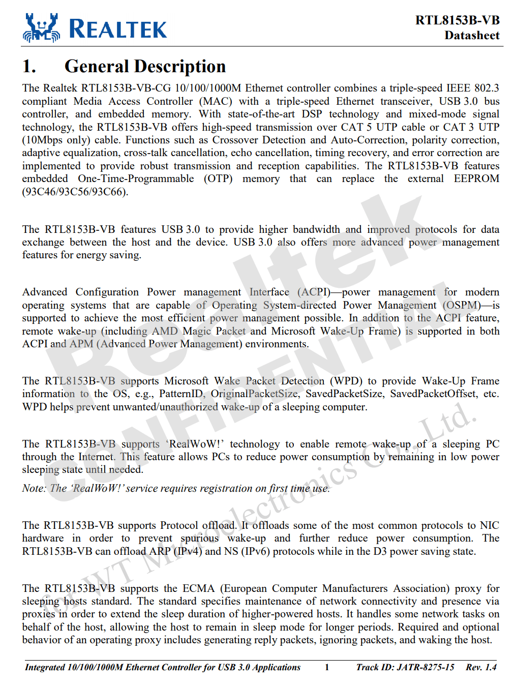 Realtek RTL8153B千兆网卡原理图
