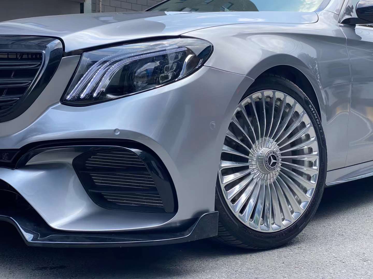 奔驰E全车贴EKFILM-EK改色膜GT银_搜狐汽车_搜狐网