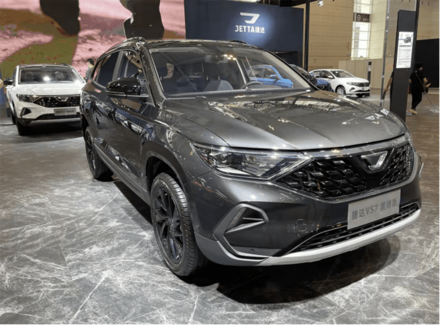 捷达VS7黑锋版亮相天津车展,高颜值车型值得您的关注_搜狐汽车_搜狐网
