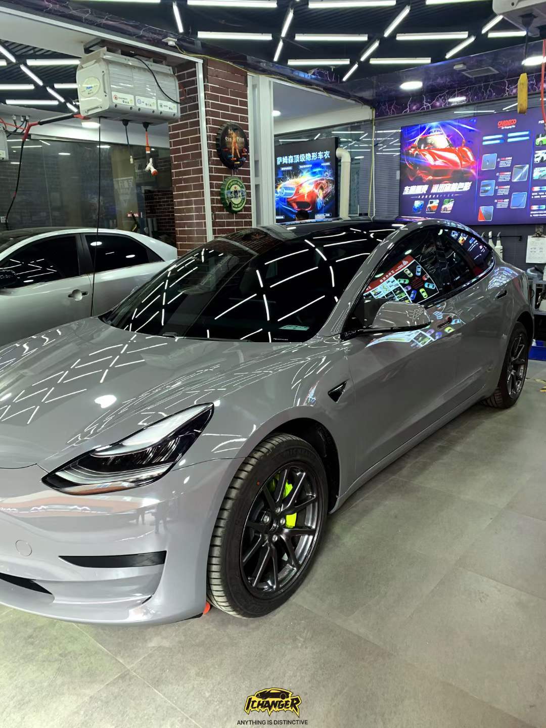 特斯拉MODEL3汽车Ichanger（ICR）改变者纳多灰（PET）_搜狐汽车_搜狐网