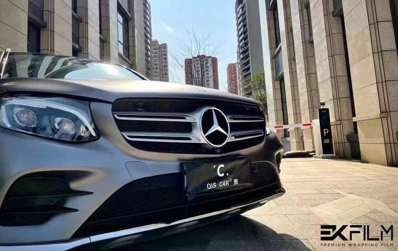 奔驰GLC全车EKFILM-EK改色膜AMG山灰_搜狐汽车_搜狐网
