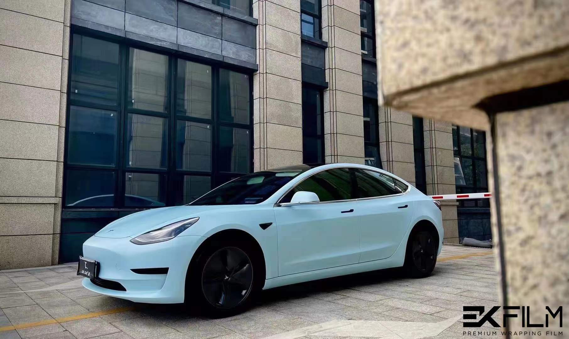 特斯拉Model 3汽车EKFILM-EK消光穆里怀白_搜狐汽车_搜狐网