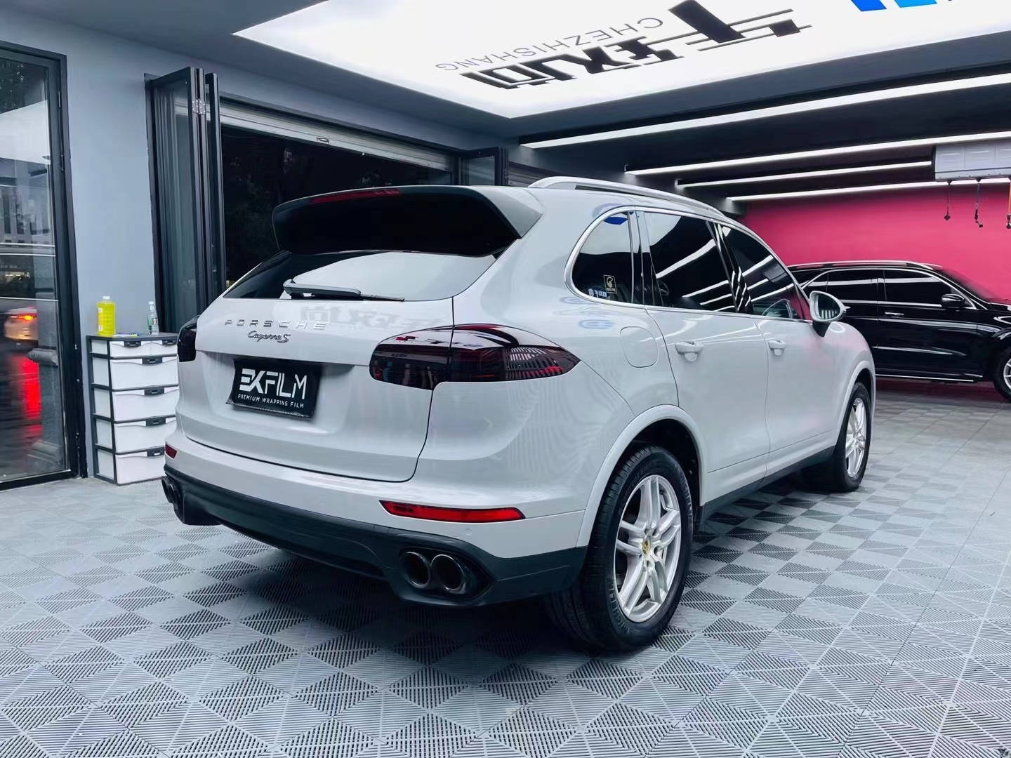 EKFILM–EK改色膜保时捷卡宴PET亚灰_Dud#_#Porsche_贴膜