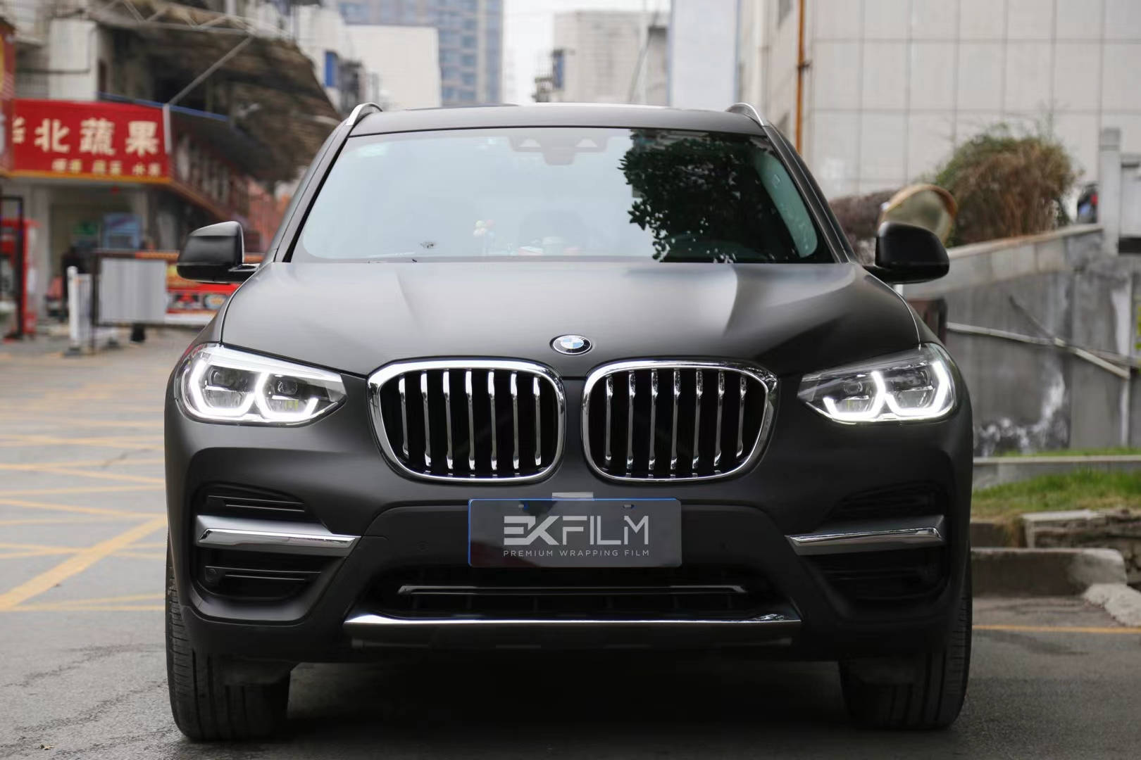 EKFILM–EK改色膜宝马X3消光暗影黑_搜狐汽车_搜狐网