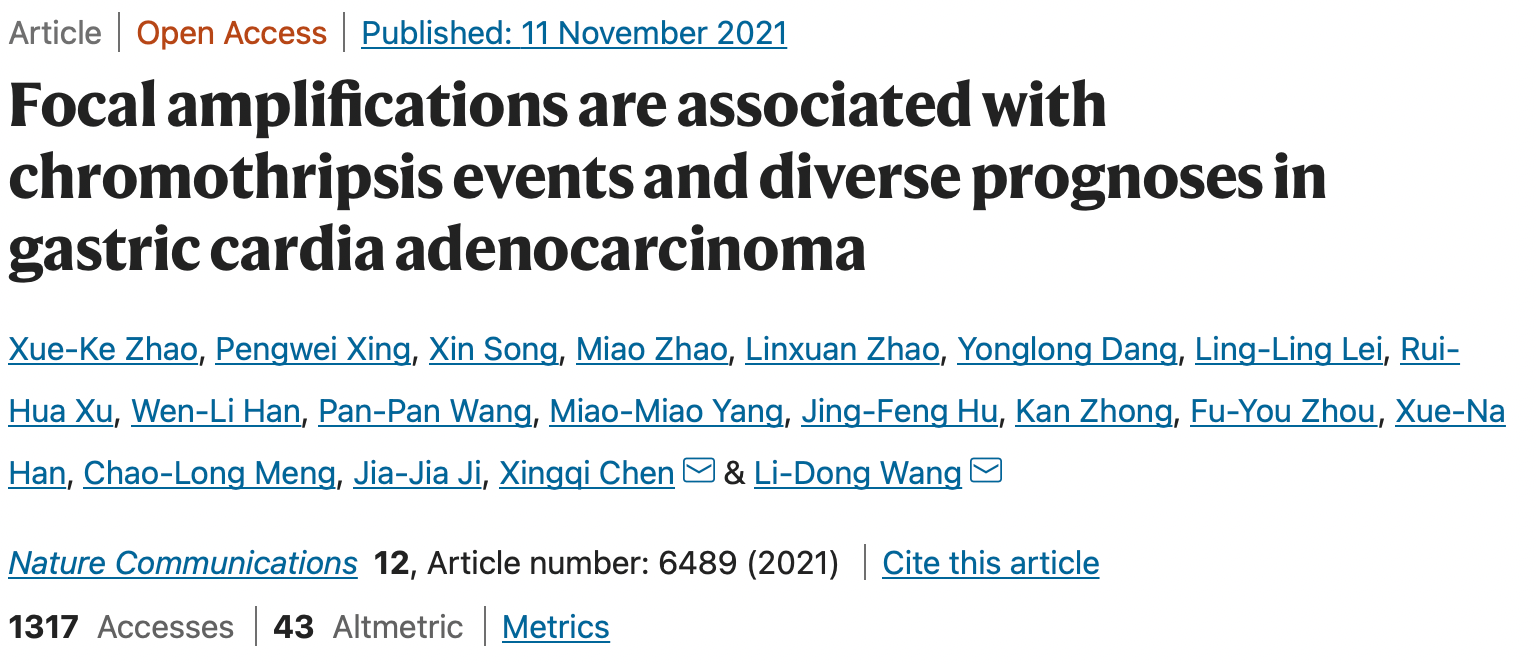 福利包 | 一文看遍 2021 年 eccDNA 研究精华_Nature_云序_论文