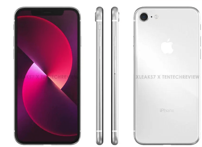 苹果要降维打击，iPhone SE3渲染图曝光，搭载A15售价或不足3000_小屏_价格_整体