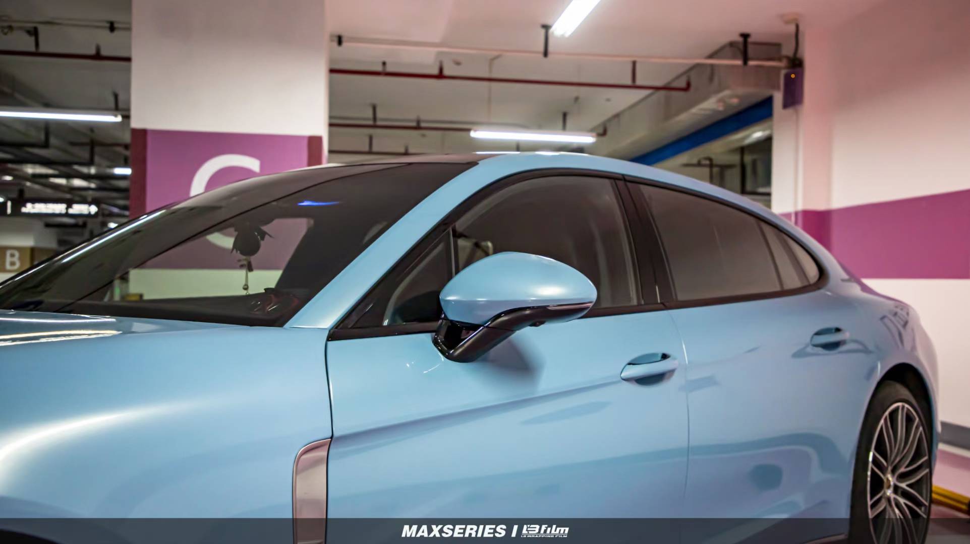 LBFILM改色膜PET冰晶蓝（保时捷-帕拉梅拉)_搜狐汽车_搜狐网