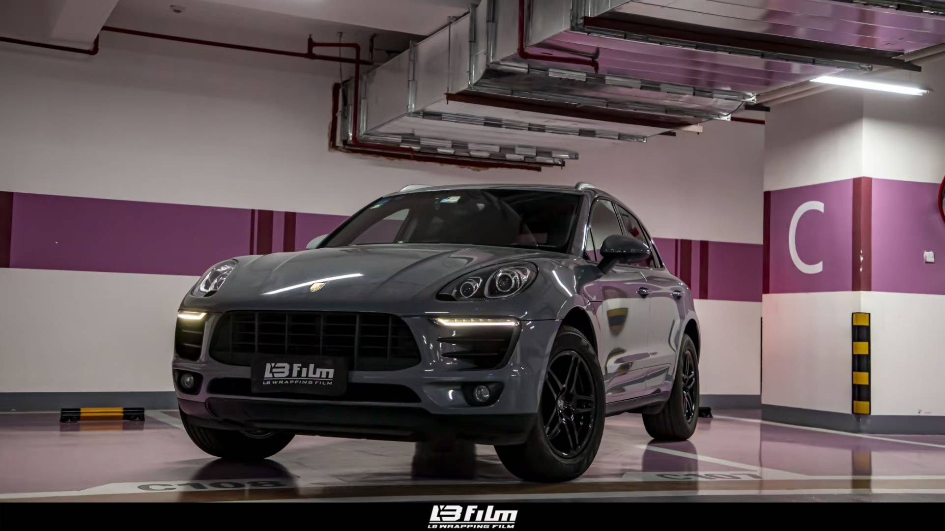 保时捷-Macan全车LBFILM改色膜高亮纳多灰_搜狐汽车_搜狐网