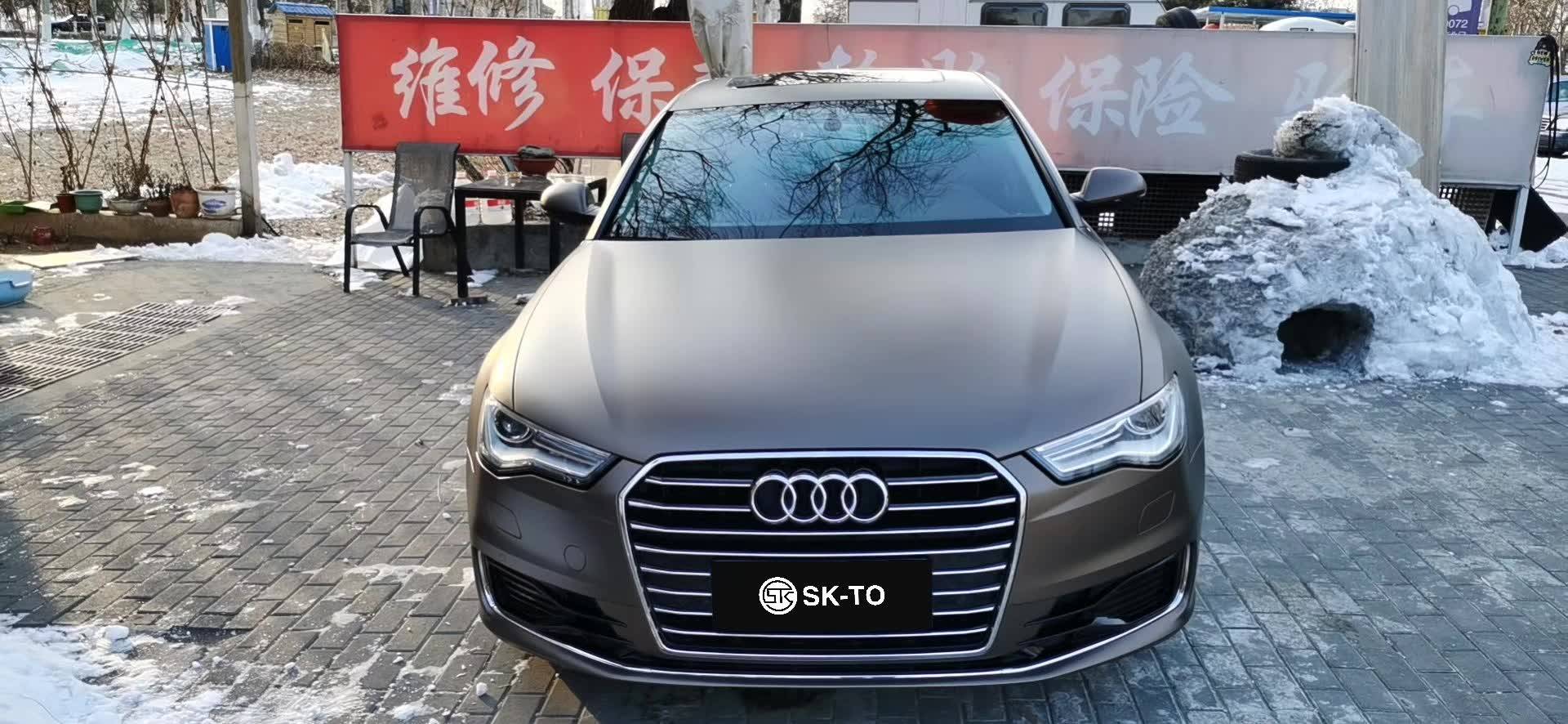 SKTO重金属耀褐灰改色膜（奥迪A6L）_搜狐汽车_搜狐网