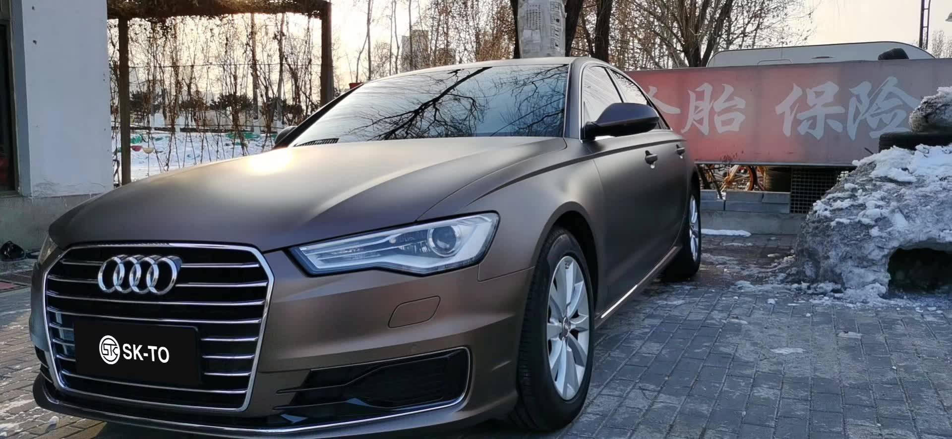 SKTO重金属耀褐灰改色膜（奥迪A6L）_搜狐汽车_搜狐网