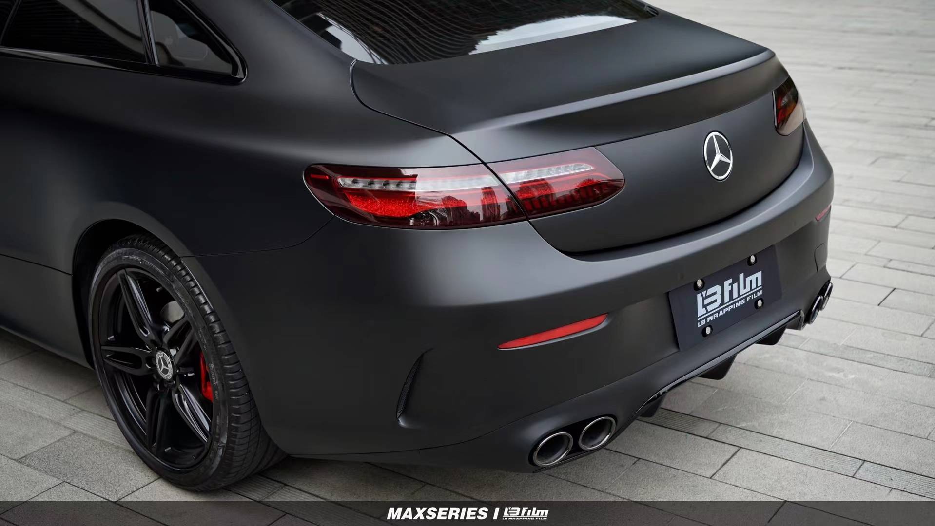 LBFILM改色膜案例：奔驰-Coupe消光暗影黑_搜狐汽车_搜狐网