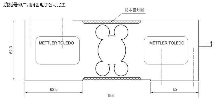 MT1260-100KG MT1260-150K称重传感器 梅特勒托利多_kg_进行_部件