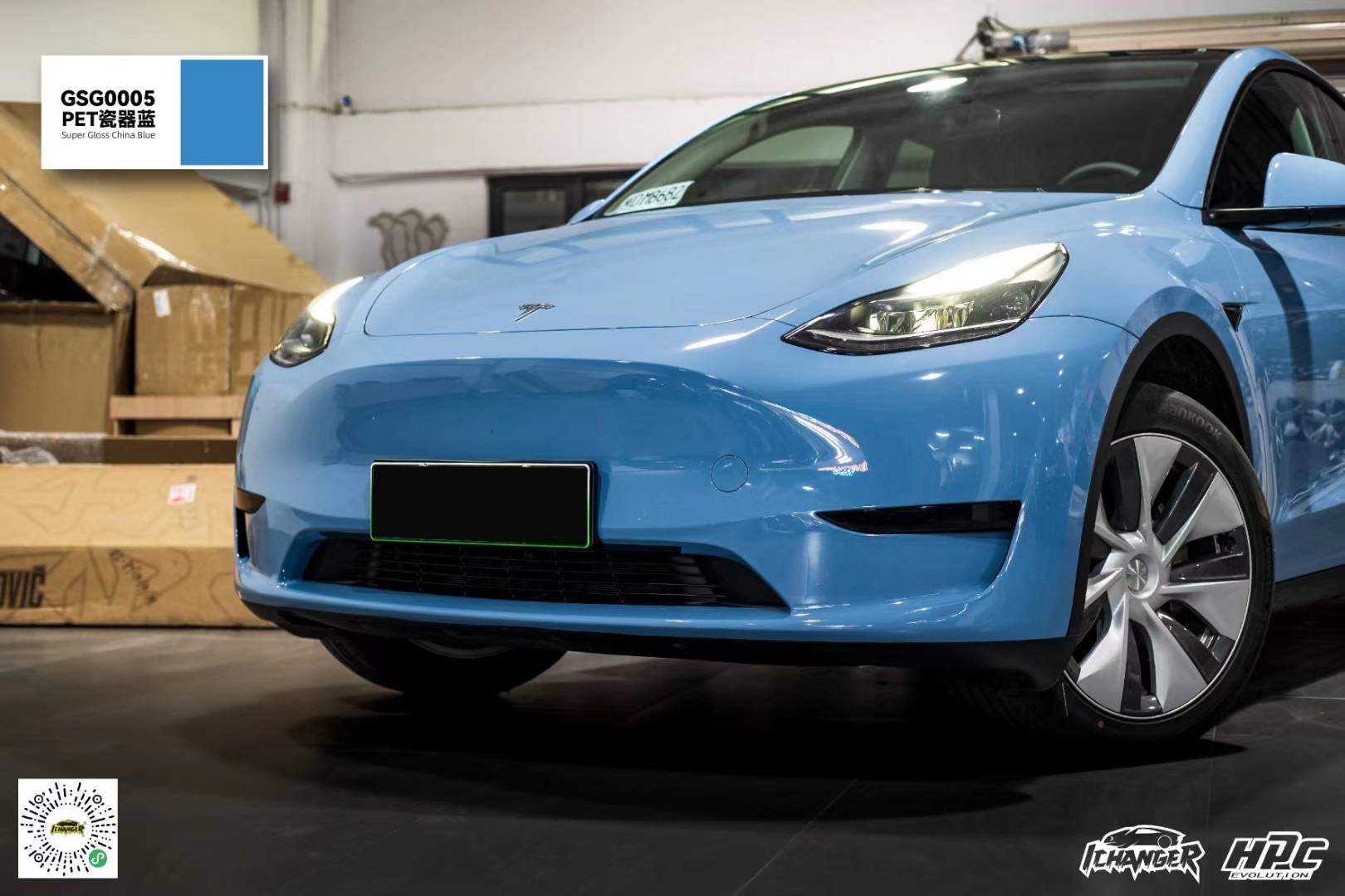 Ichanger（ICR）改变者-特斯拉 Model 3改色膜瓷器蓝，纯净又通透_搜狐汽车_搜狐网