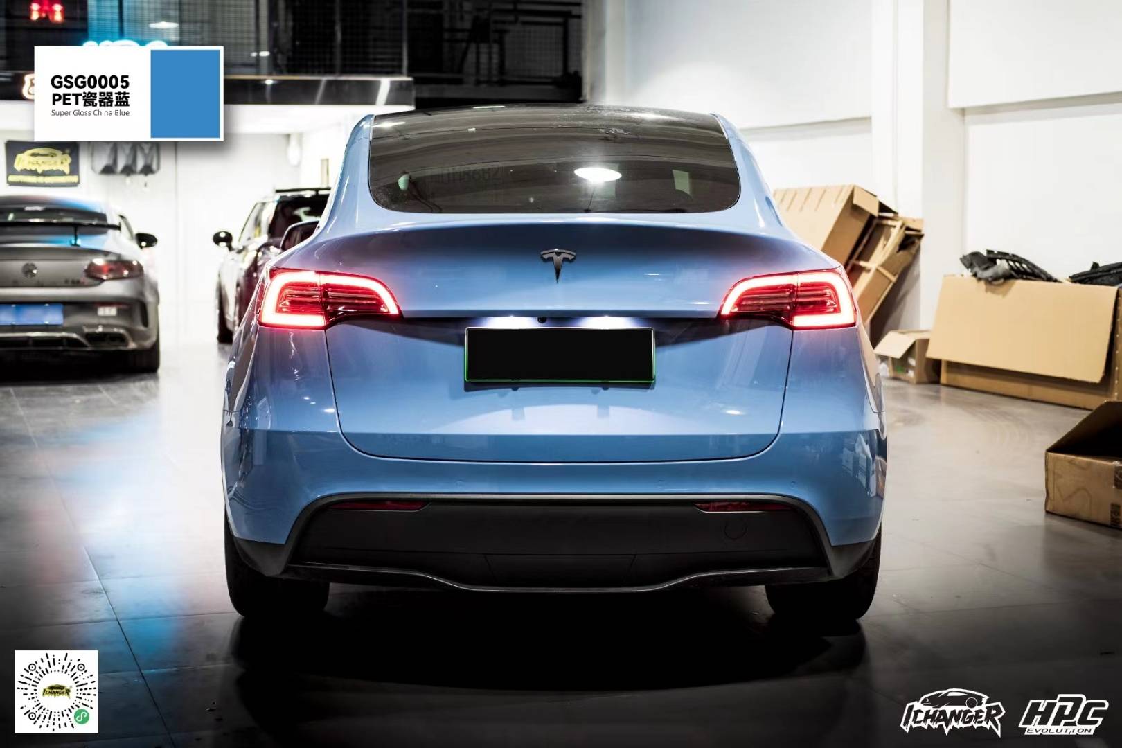 Ichanger（ICR）改变者-特斯拉 Model 3改色膜瓷器蓝，纯净又通透_搜狐汽车_搜狐网