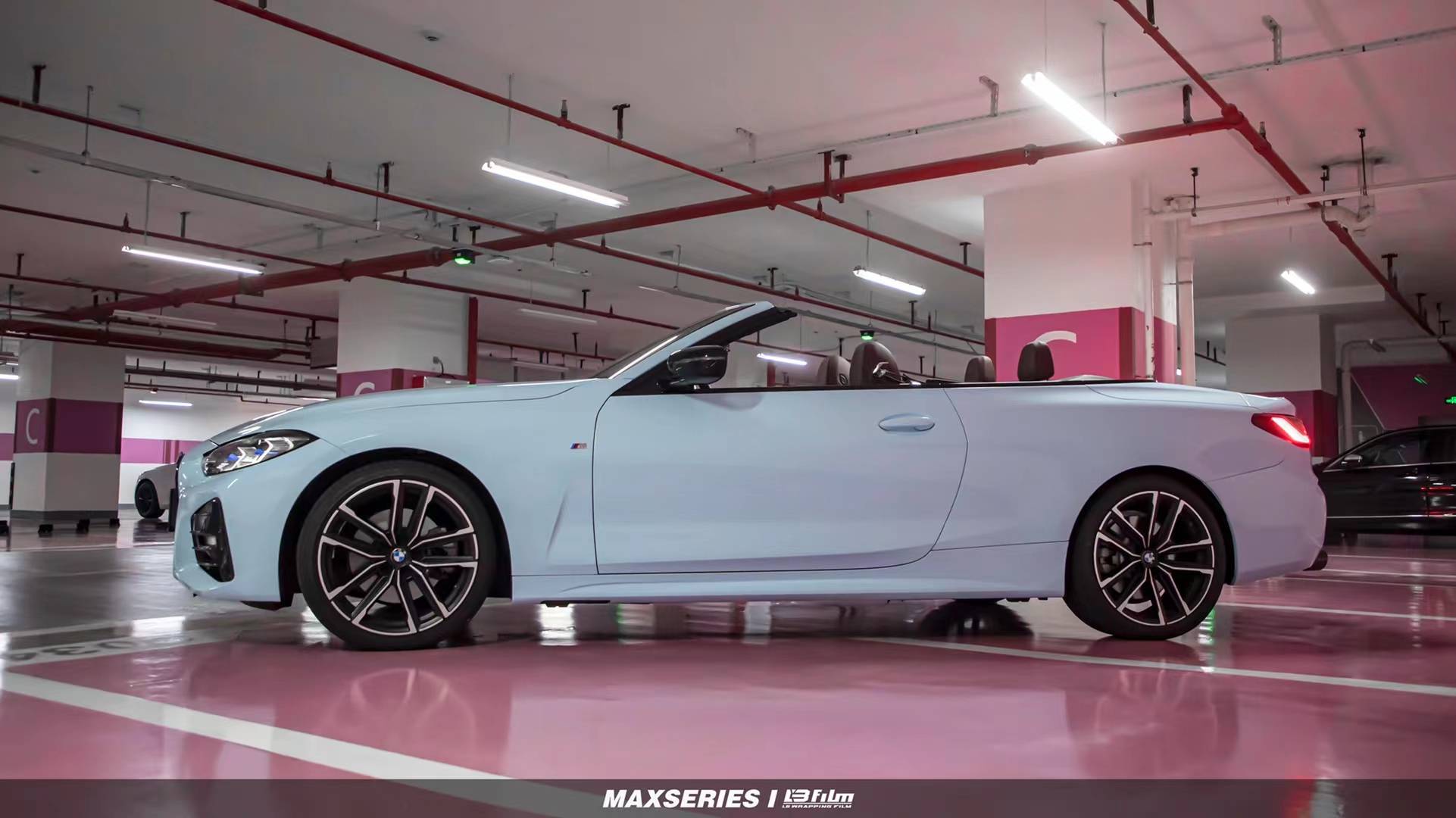 宝马430i-LBFILM改色膜原厂漆冰川蓝, 最纯净的颜色_搜狐汽车_搜狐网