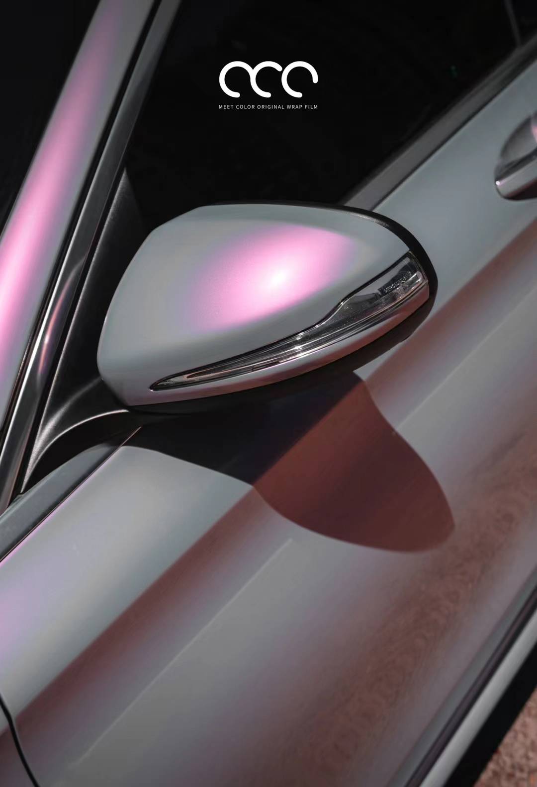 奔驰C200L漫彩改色膜PET梦幻灰,非常美轮美奂_搜狐汽车_搜狐网
