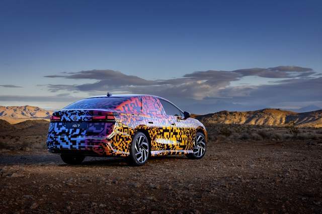 全球首发在即：带有数字化伪装外观的全新ID.7轿车正式亮相_搜狐汽车_搜狐网