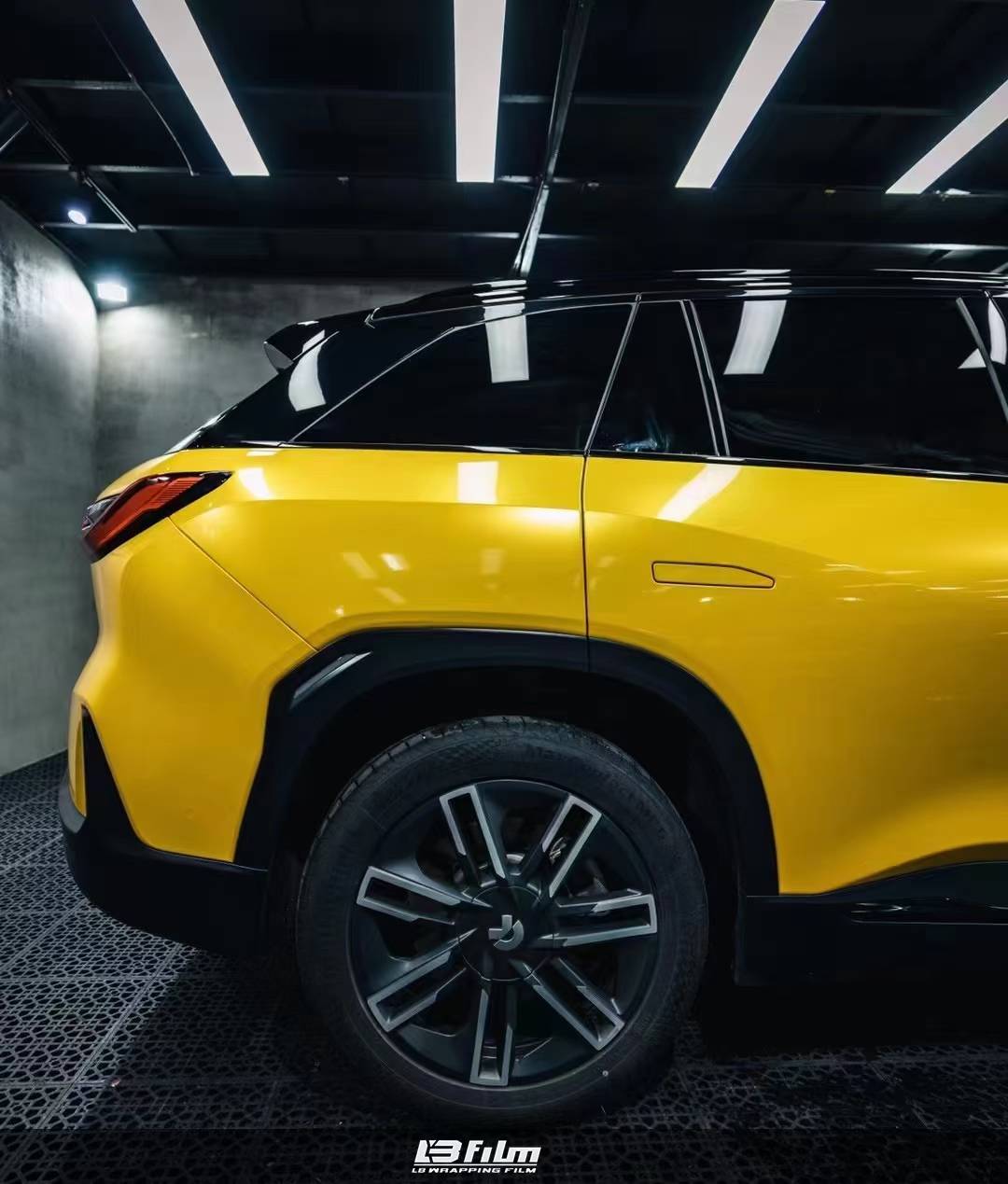 蔚来ES6-LB改色膜超亮金属枫叶黄，活力一夏！巨好看_搜狐汽车_搜狐网