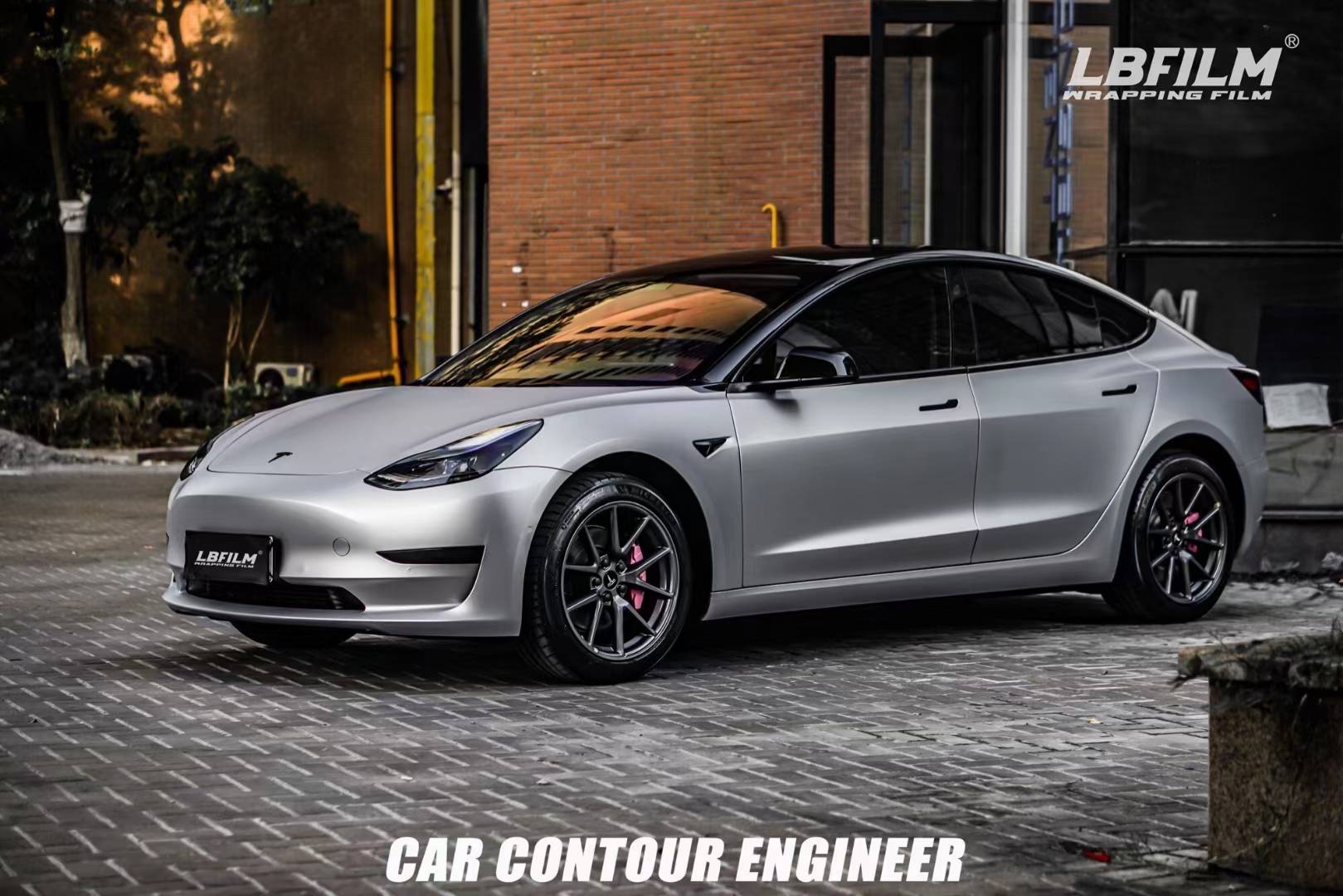 特斯拉model3-LB改色膜消光铝水银，恰到好处的简约色彩_搜狐汽车_搜狐网