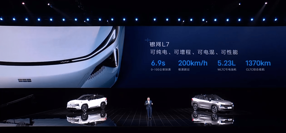 吉利银河L7发布，综合续航1370km，二季度交付，银河L6同步曝光_搜狐汽车_搜狐网