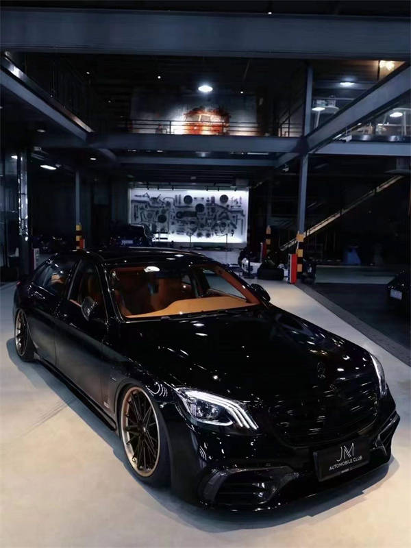 #黑夜#姿态#奔驰W222改装AIRBFT气动避震案例_搜狐汽车_搜狐网